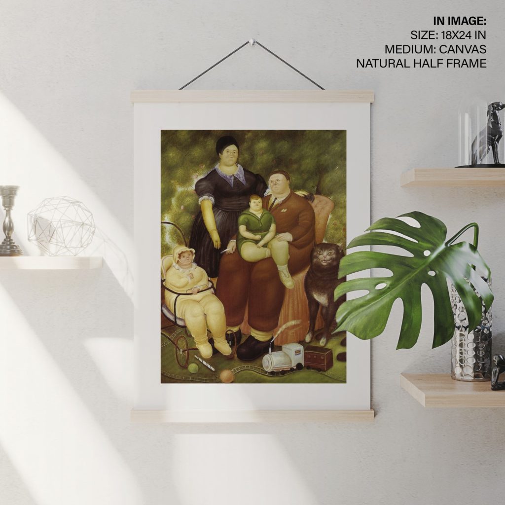 Family Scene by Fernando Botero (1969) - BestOfBharat