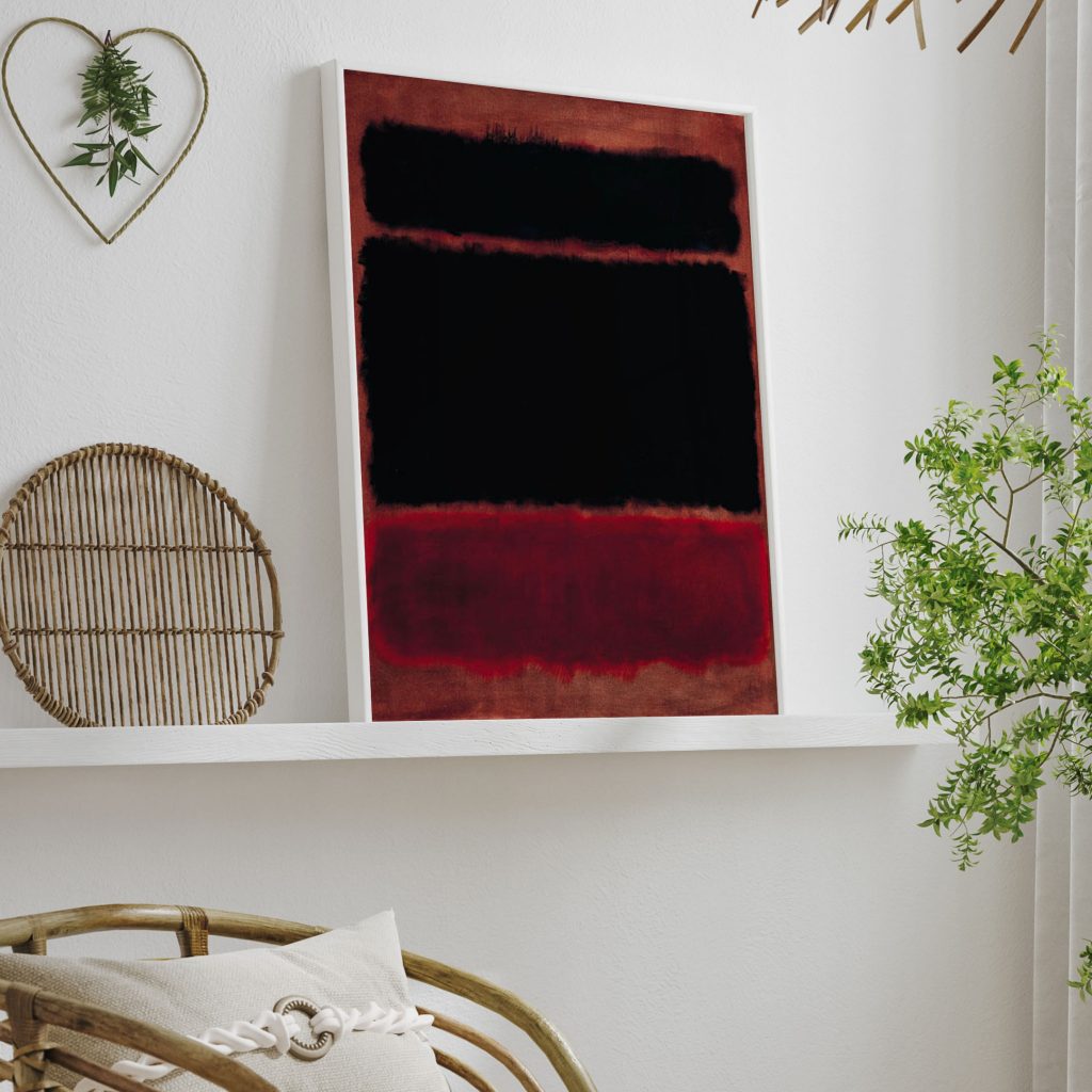 Black in Deep Red by Mark Rothko (1957) - BestOfBharat
