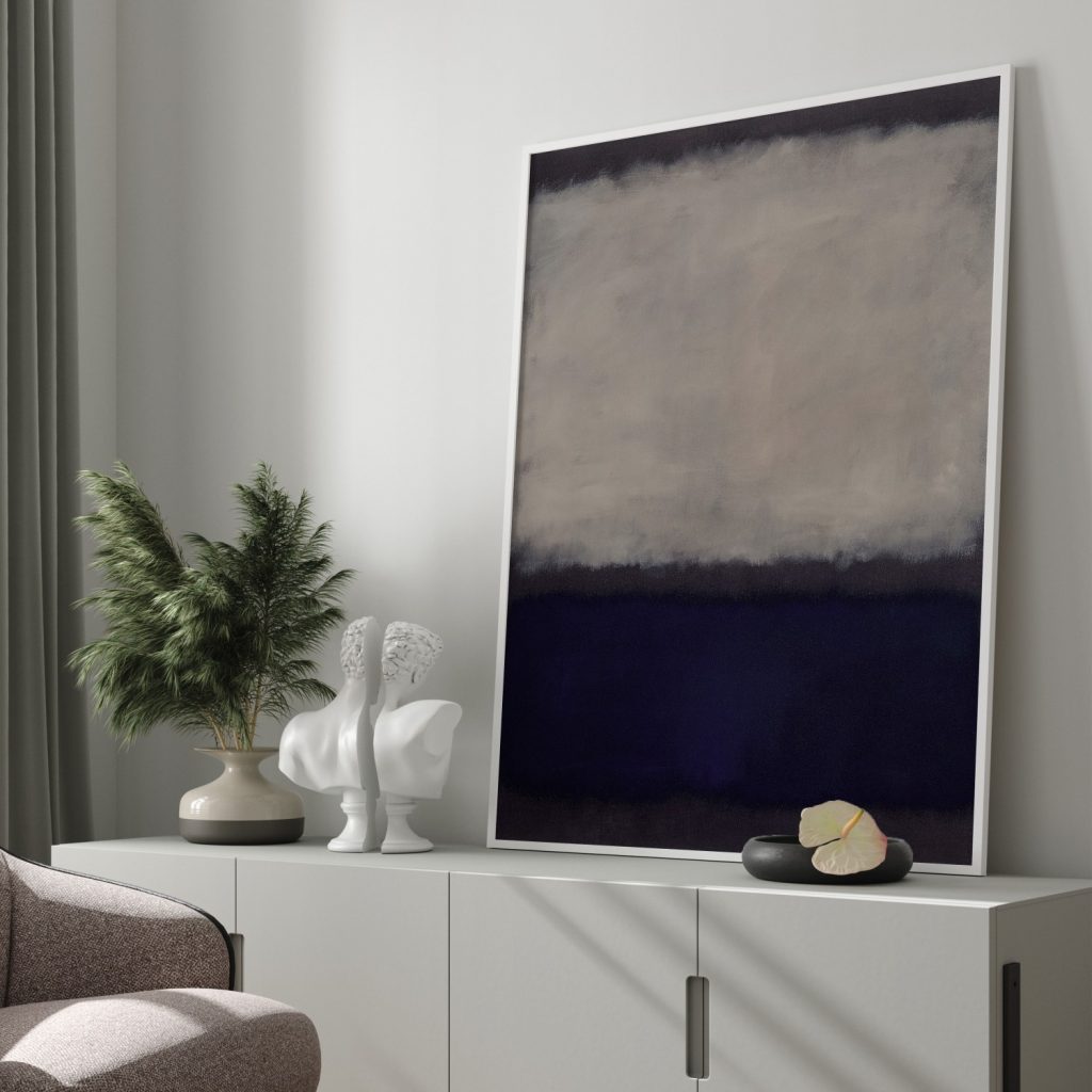 Blue and gray by Mark Rothko (1962) - BestOfBharat