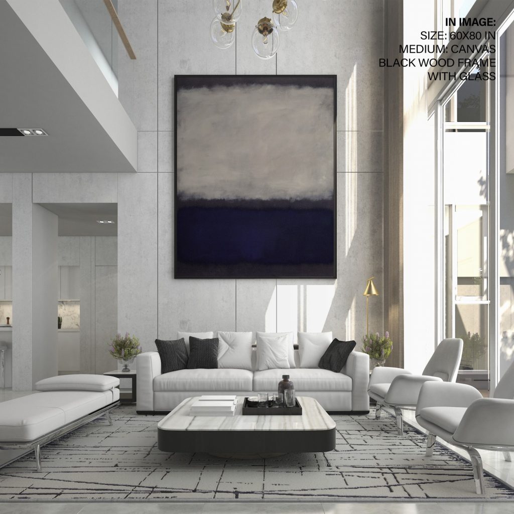 Blue and gray by Mark Rothko (1962) - BestOfBharat