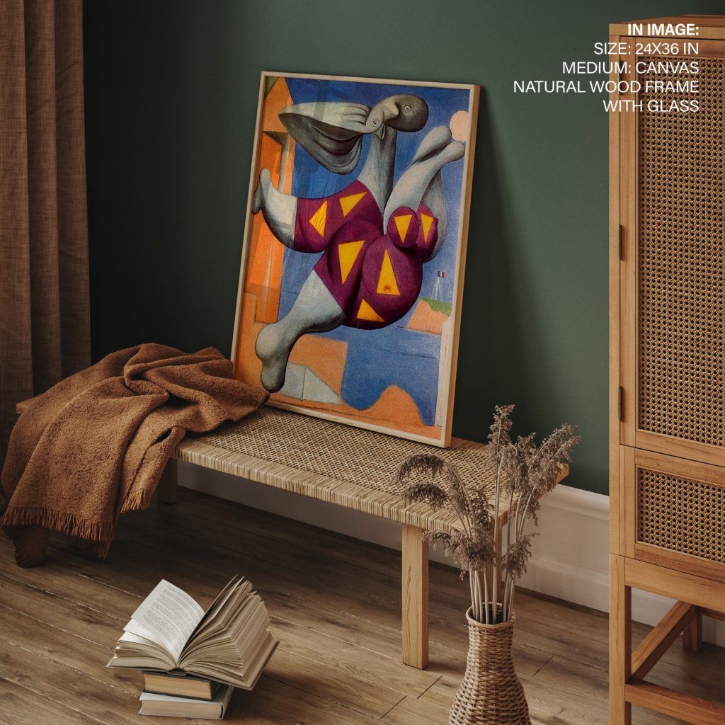 Bather with beach ball by Pablo Picasso (1932) - BestOfBharat