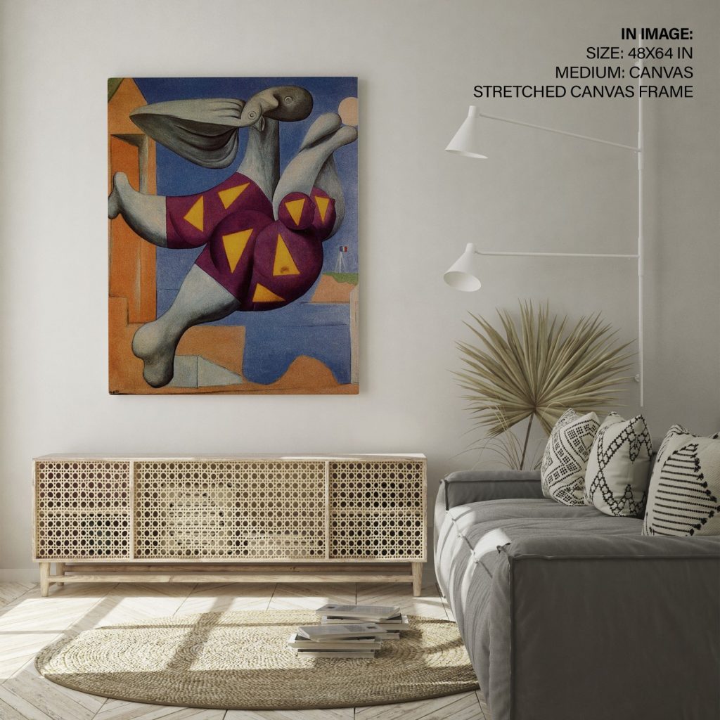 Bather with beach ball by Pablo Picasso (1932) - BestOfBharat