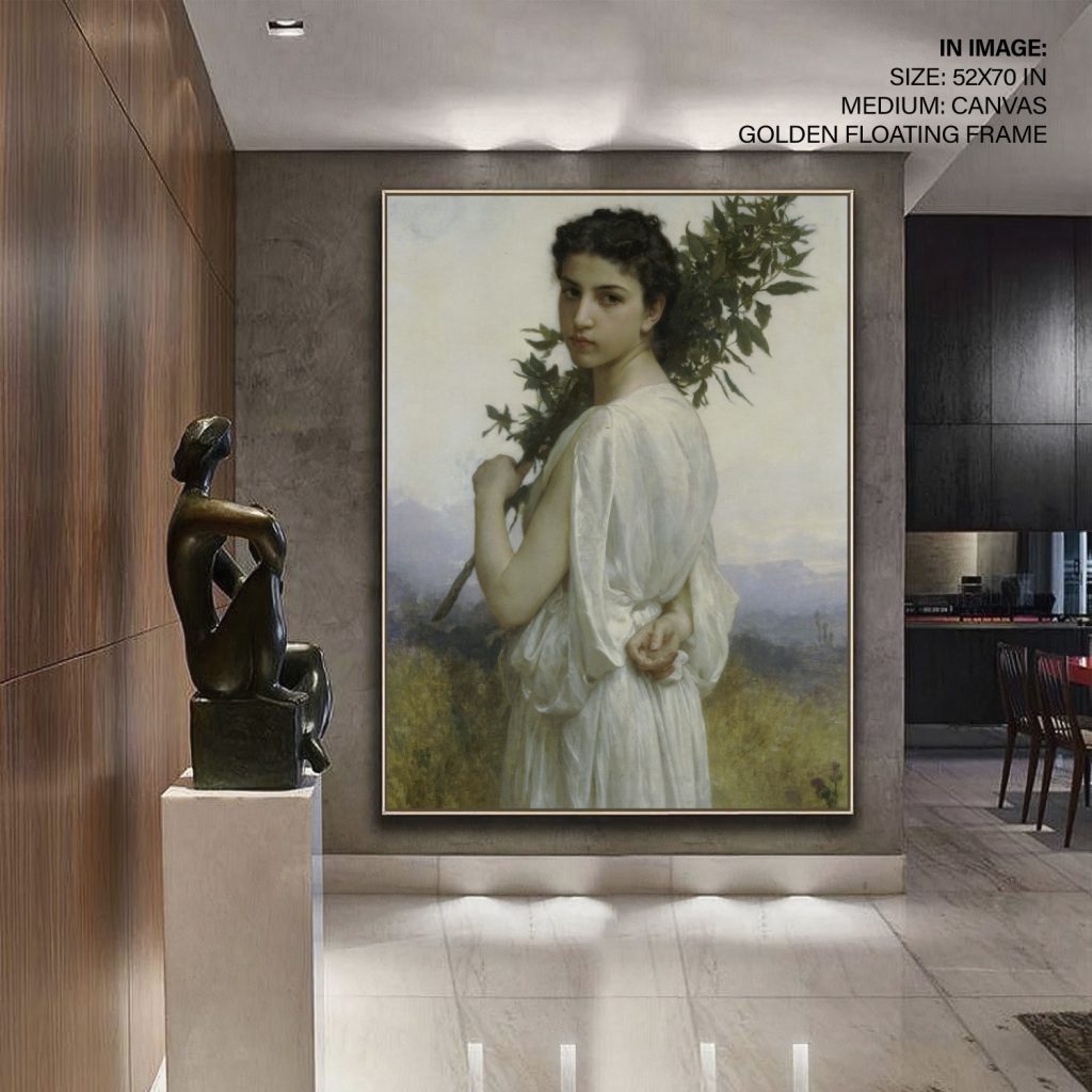 Branche de Laurier by William Adolphe Bouguereau (1900) - Wall Art ...