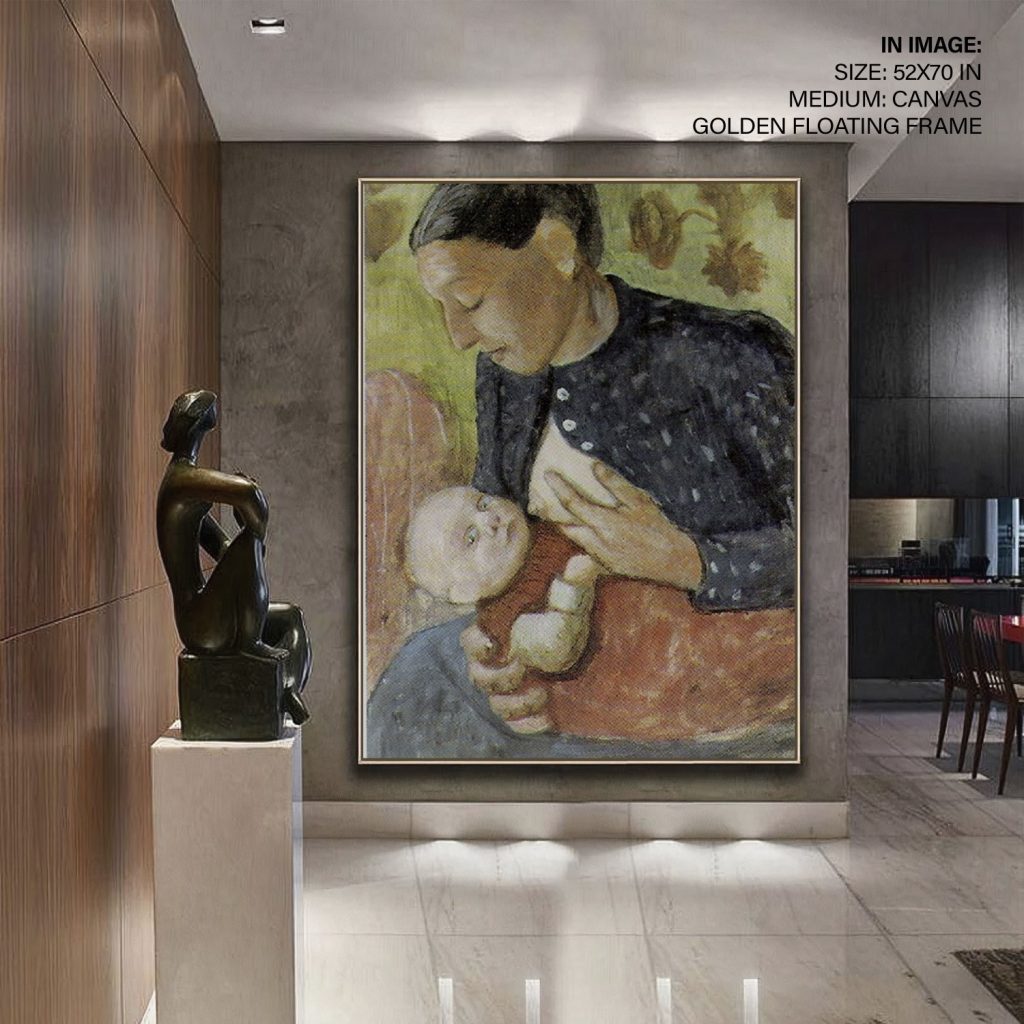 Breastfeeding mother of Paula Modersohn Becker by Paula Modersohn ...