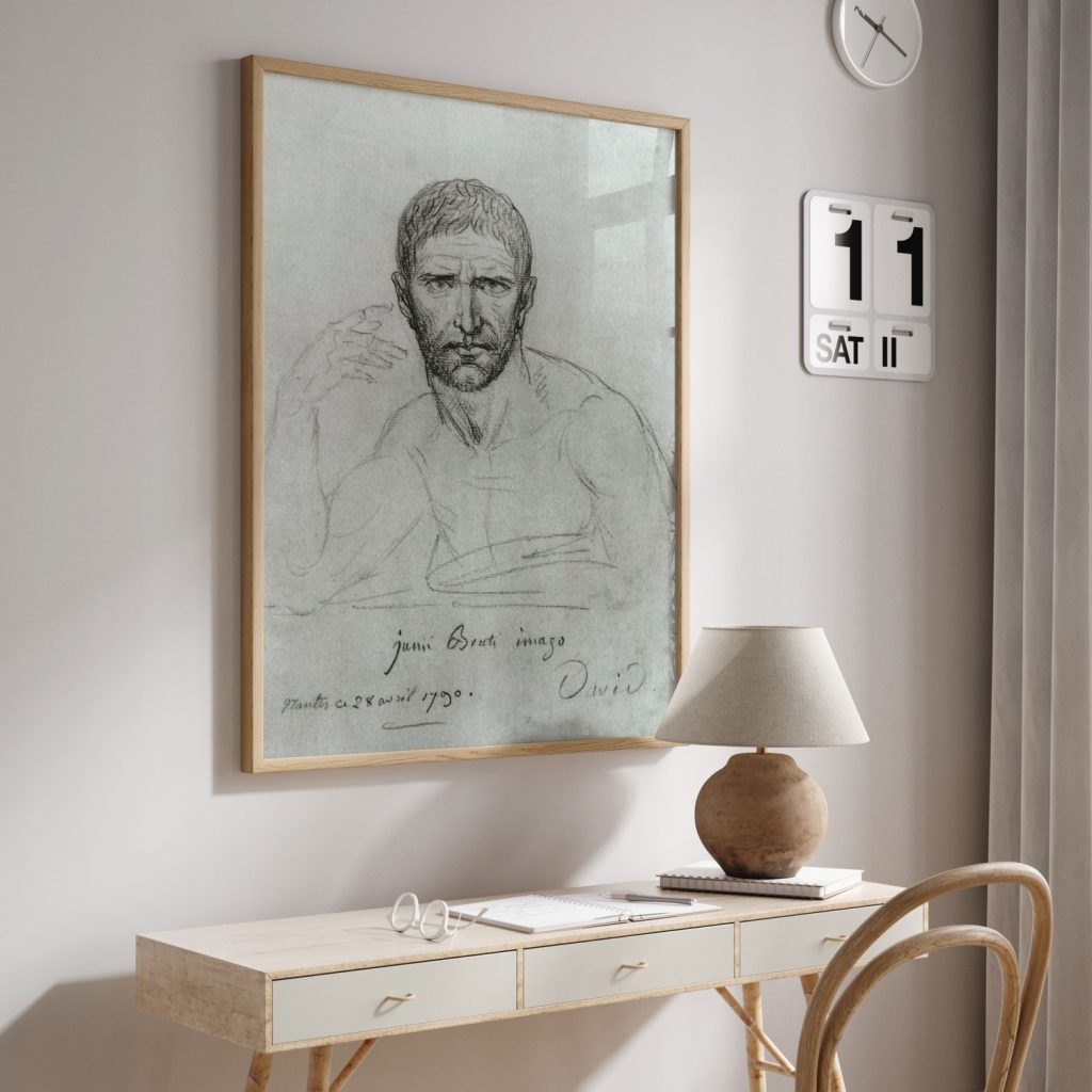 Brutus by Jacques Louis David (1790) - Wall Art - Choose Size & Frames ...