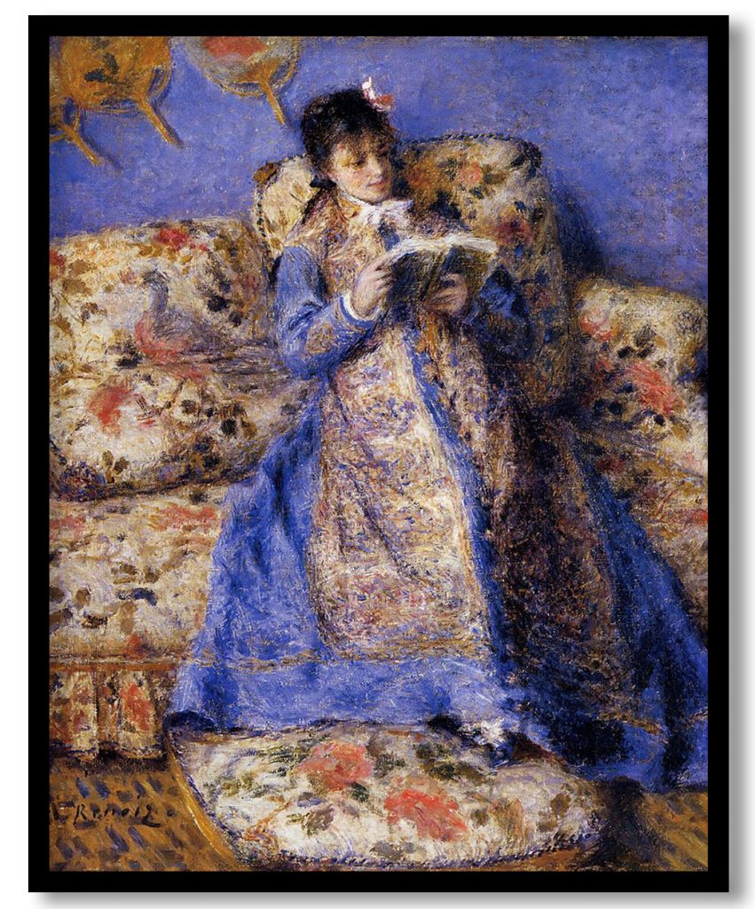 Wall Art | Camille Monet Reading by Pierre Auguste Renoir (1872 ...