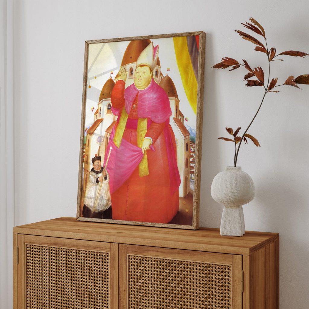 Cardinal by Fernando Botero (1974) - BestOfBharat