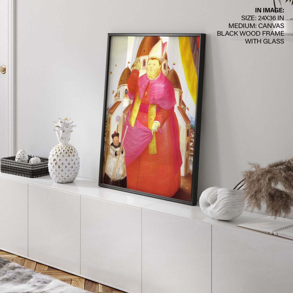 Cardinal by Fernando Botero (1974) - BestOfBharat