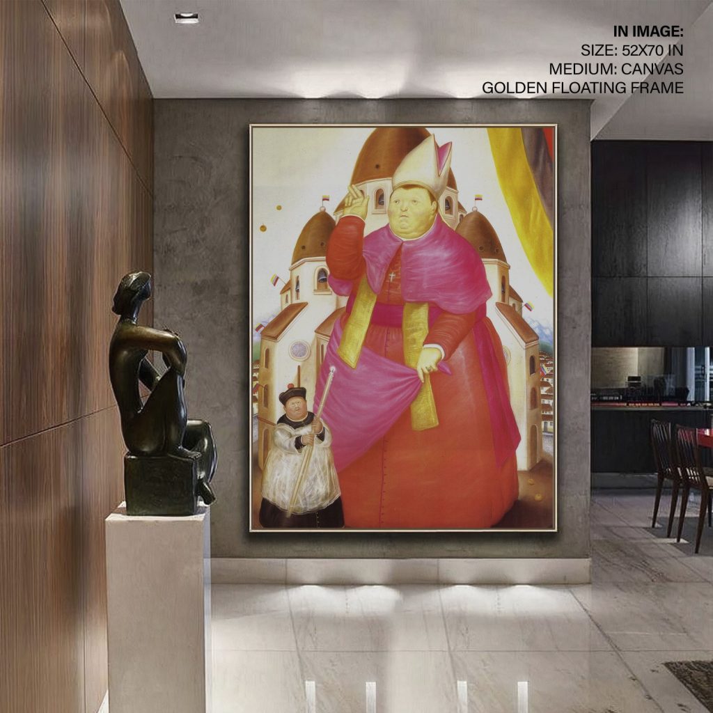 Cardinal by Fernando Botero (1974) - BestOfBharat