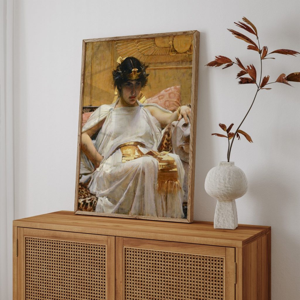 Cleopatra by John William Waterhouse (1887) - BestOfBharat