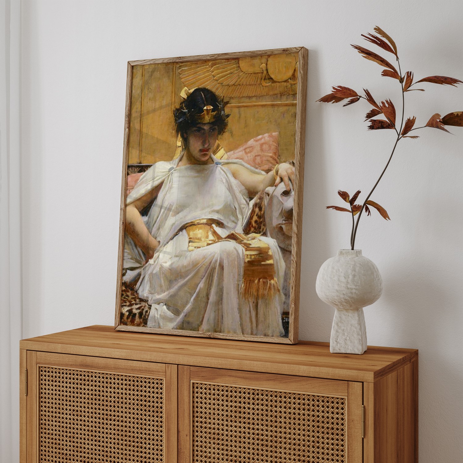 Cleopatra by John William Waterhouse (1887) - BestOfBharat