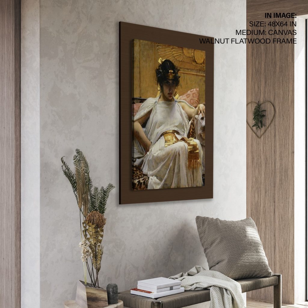 Cleopatra by John William Waterhouse (1887) - BestOfBharat