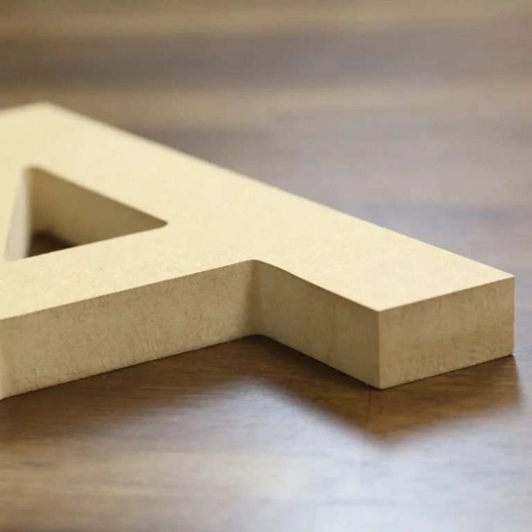 Custom 3D Wood Lettering Wall Sculpture - BestOfBharat