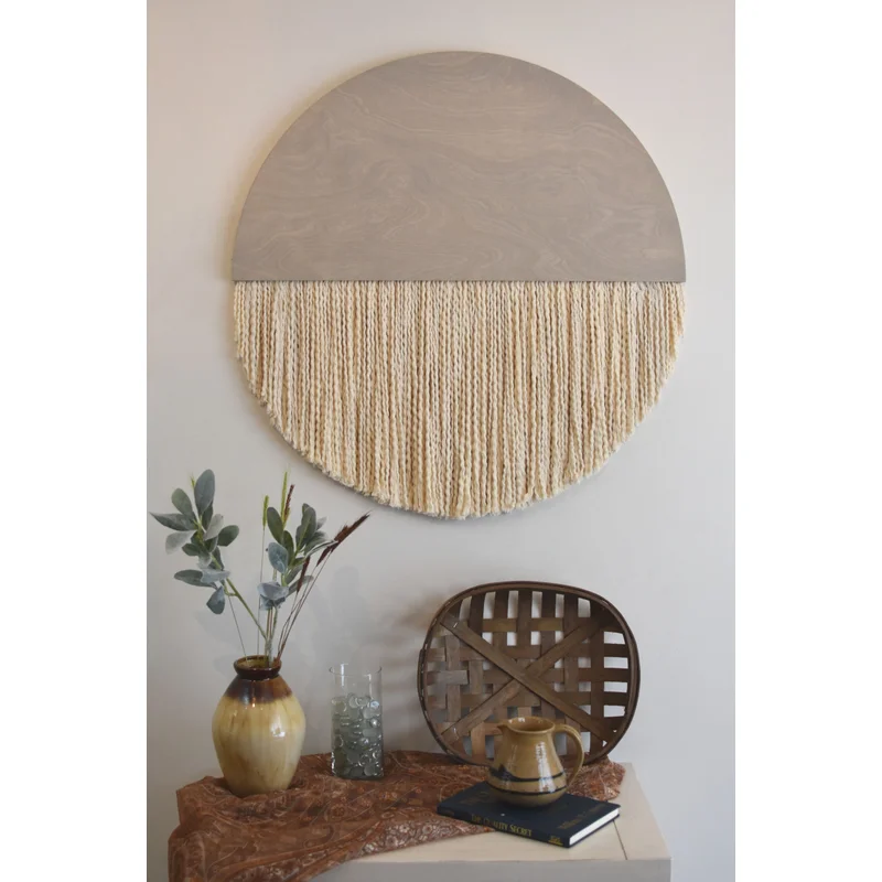 Bohemian Round Macrame Wall Art - BestOfBharat