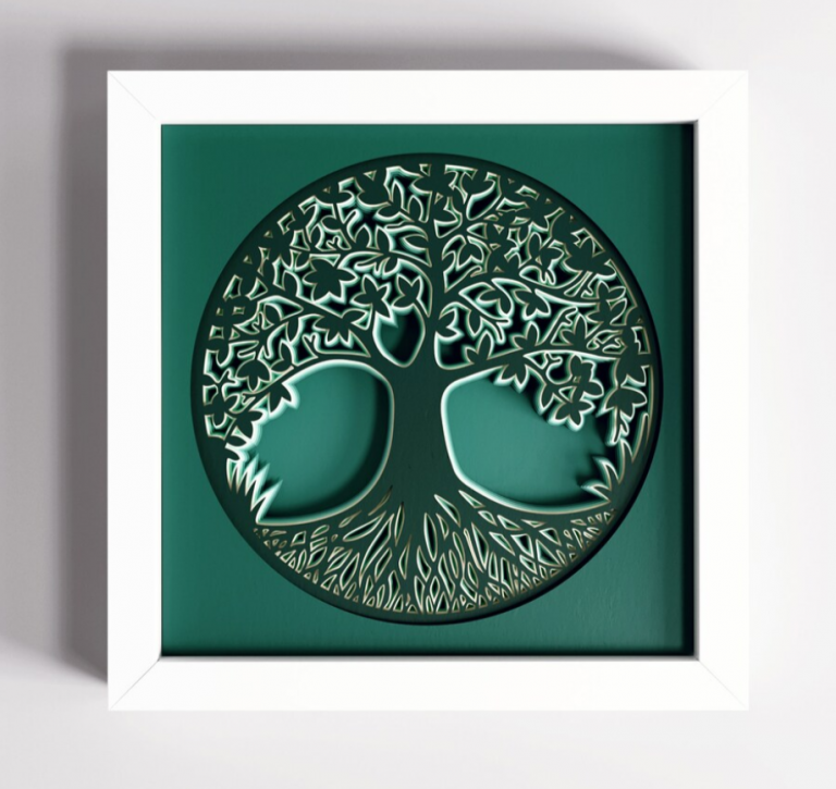 3D Layered Family Tree of Life - BestOfBharat