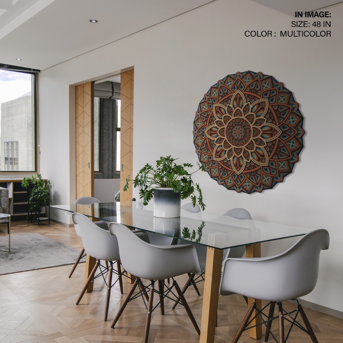 Buddhism peace aztec flower - BestOfBharat