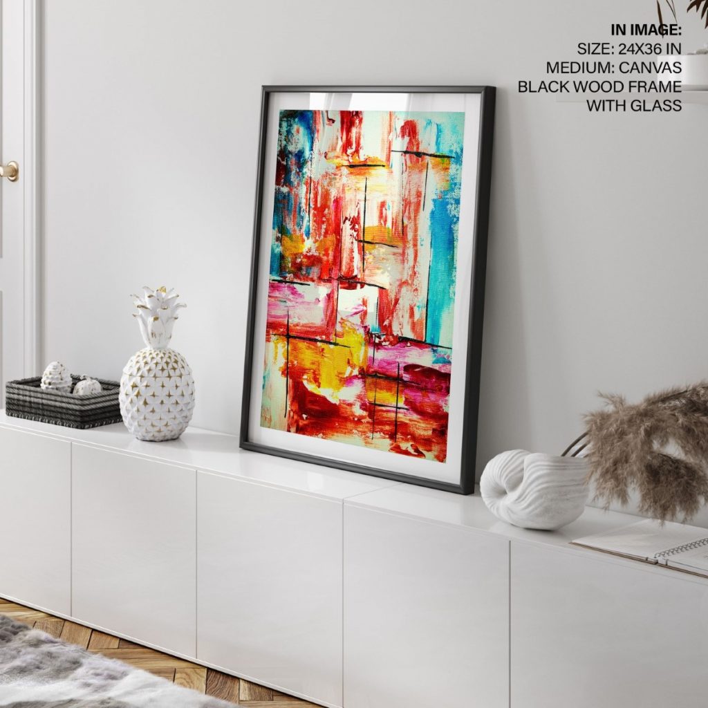 Contemporary Abstract Art #007 - Wall Art, Hanging Wall Decor, Home ...