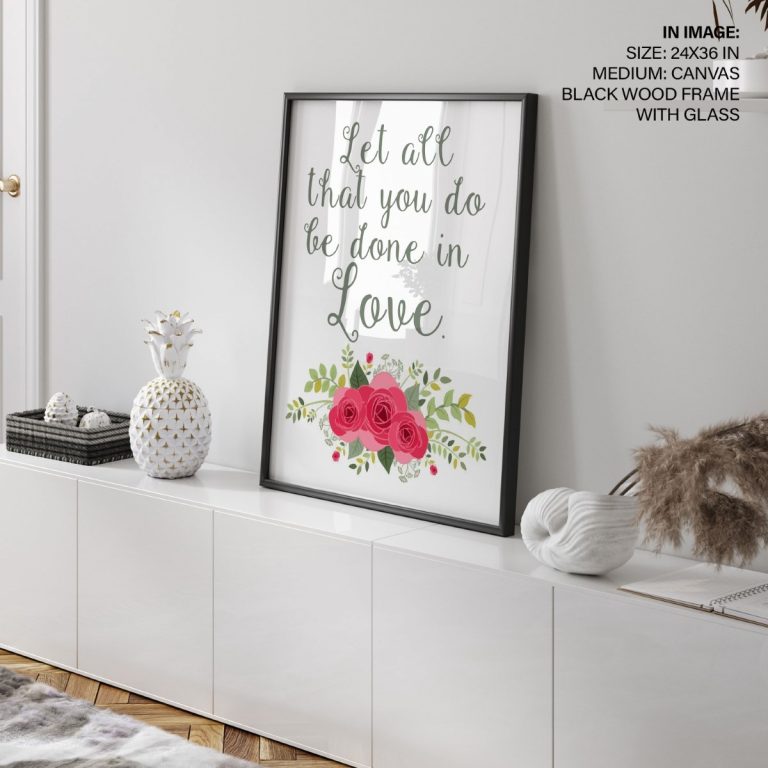 bible verse wall art Framed Art - scripture quote - bible wall art ...