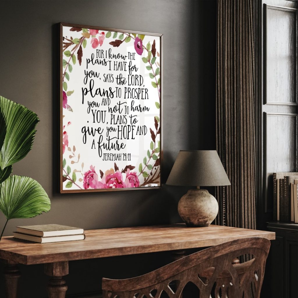 For I Know The Plans I Have For You To Give You Hope And a Future Bible ...