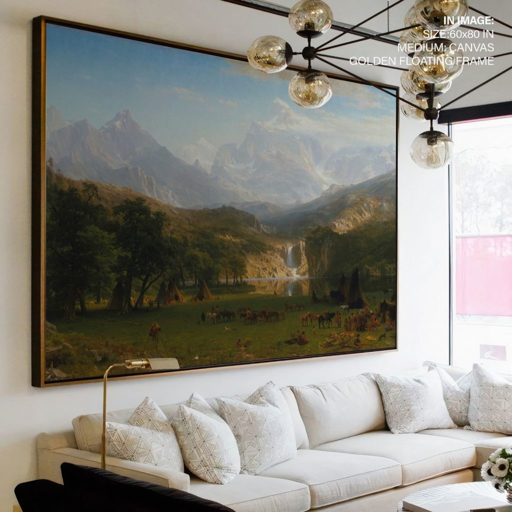 The Rocky Mountains, Lander's Peak by Albert Bierstadt (1863 ...