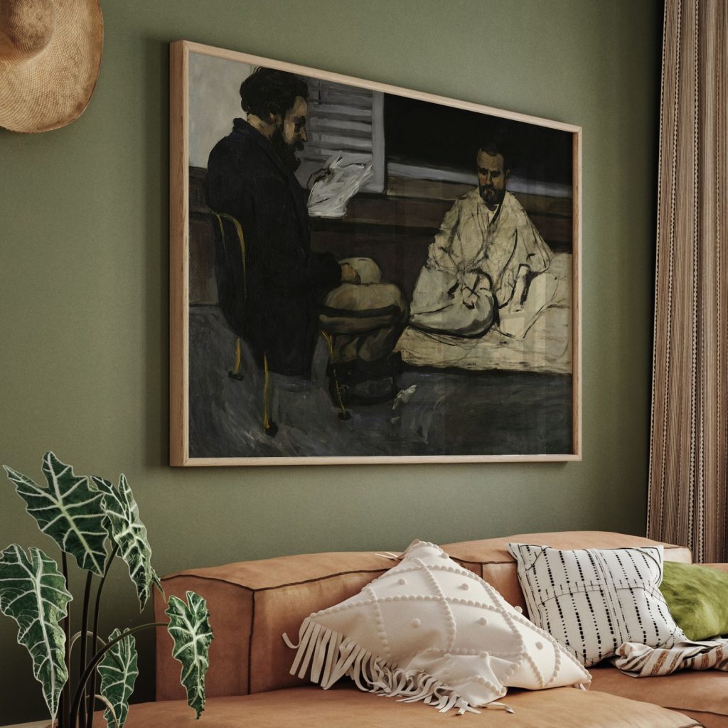 Paul Alexis Reading a Manuscript to Zola by Paul Cézanne (1869-1870 ...