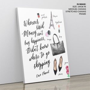 Coco Chanel Quote, Chanel Decor, Inspirational Print, Chanel Poster ...