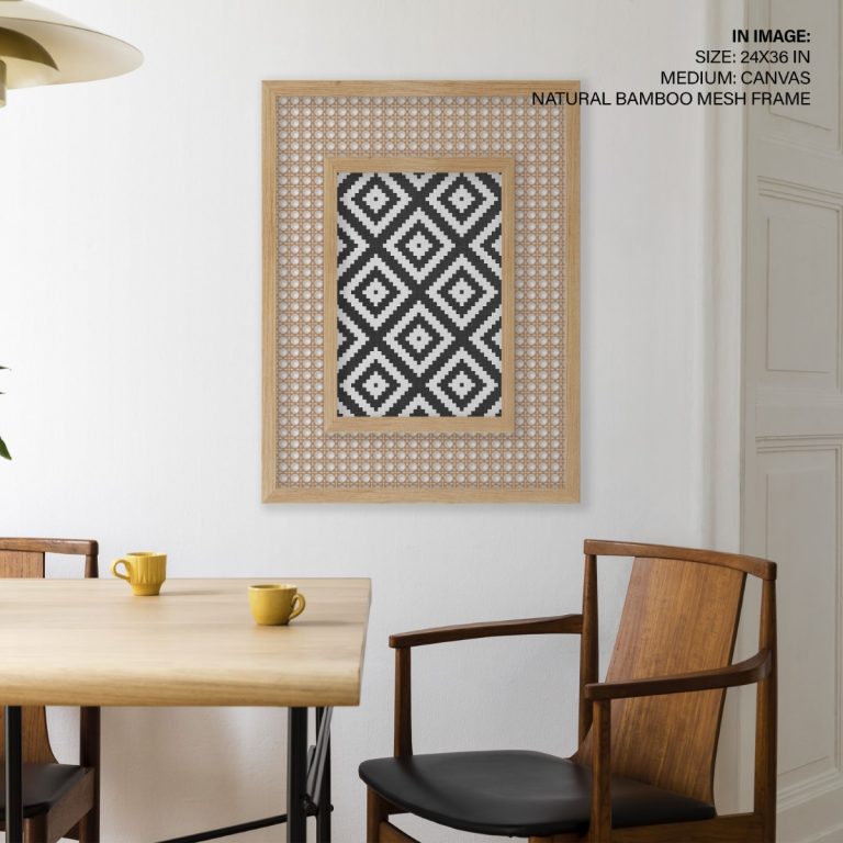 Aztec Pattern Print, Black and White Print, South Western Wall Art ...