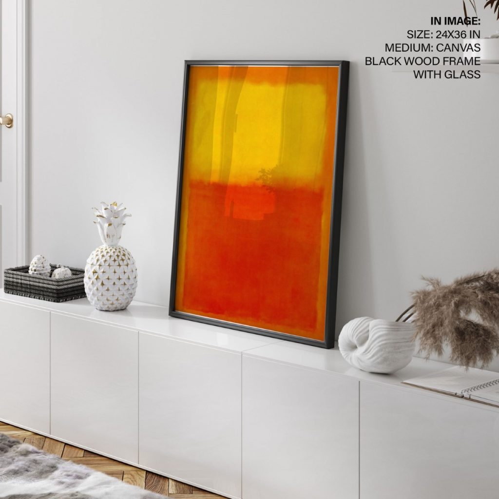 Orange and yellow by Mark Rothko (1956) - BestOfBharat