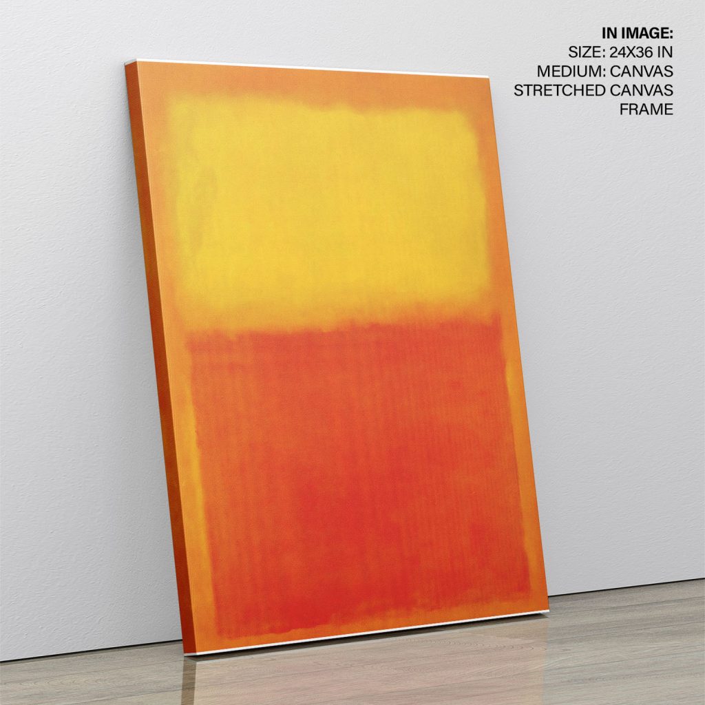 Orange and yellow by Mark Rothko (1956) - BestOfBharat