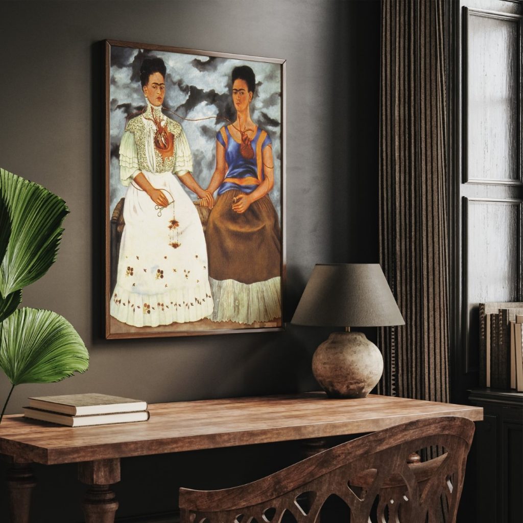The two fridas by Frida Kahlo (1939) - Wall Art Decor, Framed Painting ...