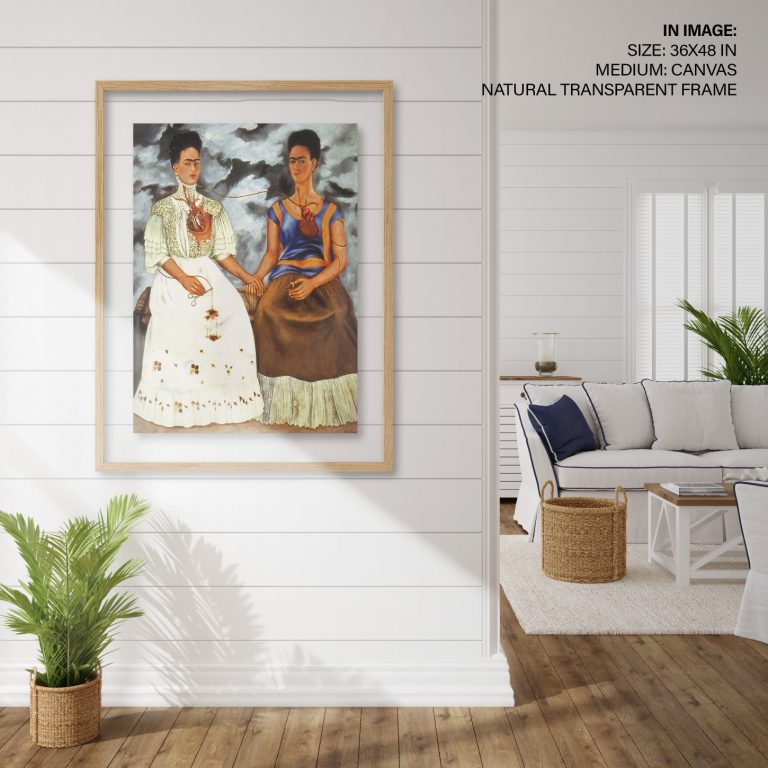 The two fridas by Frida Kahlo (1939) - Wall Art Decor, Framed Painting ...