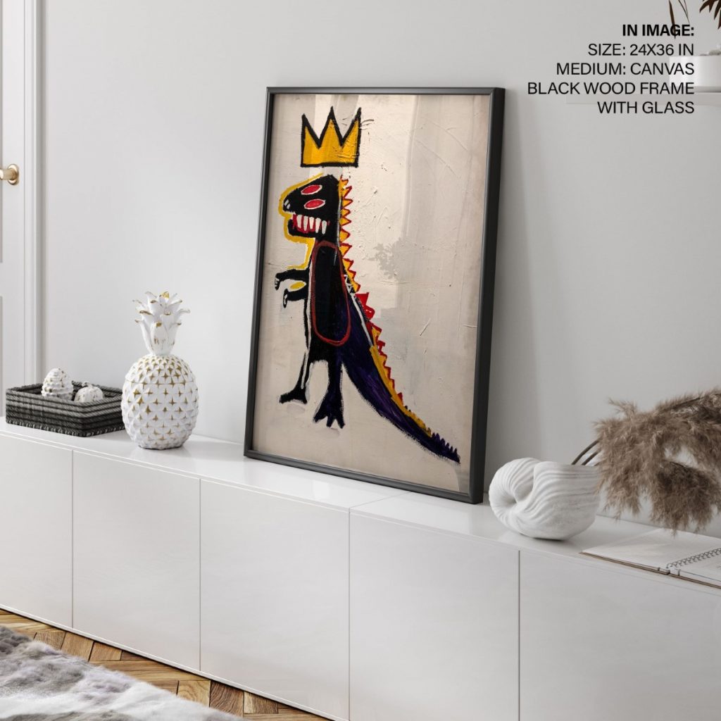 Pez dispenser by Jean Michel Basquiat (1984) - Wall Art Decor, Framed ...