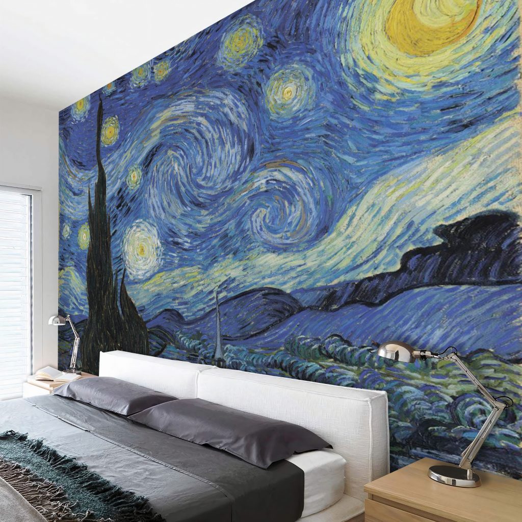 Starry night - Non Toxic Wall Paper Decor, Home & Office Decor - BestOfBharat