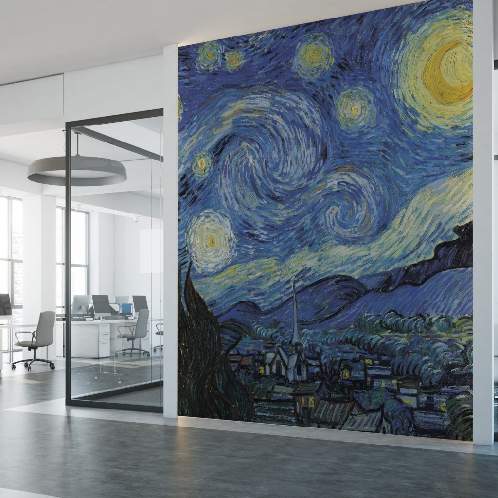 Starry night - Non Toxic Wall Paper Decor, Home & Office Decor - BestOfBharat