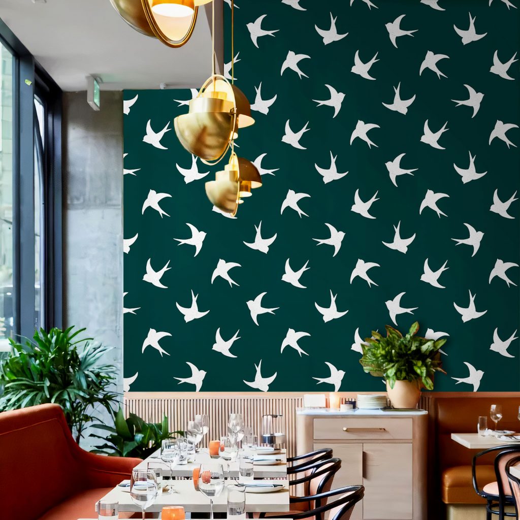 White pilot fowl - Non Toxic Wall Paper Decor, Home & Office Decor ...