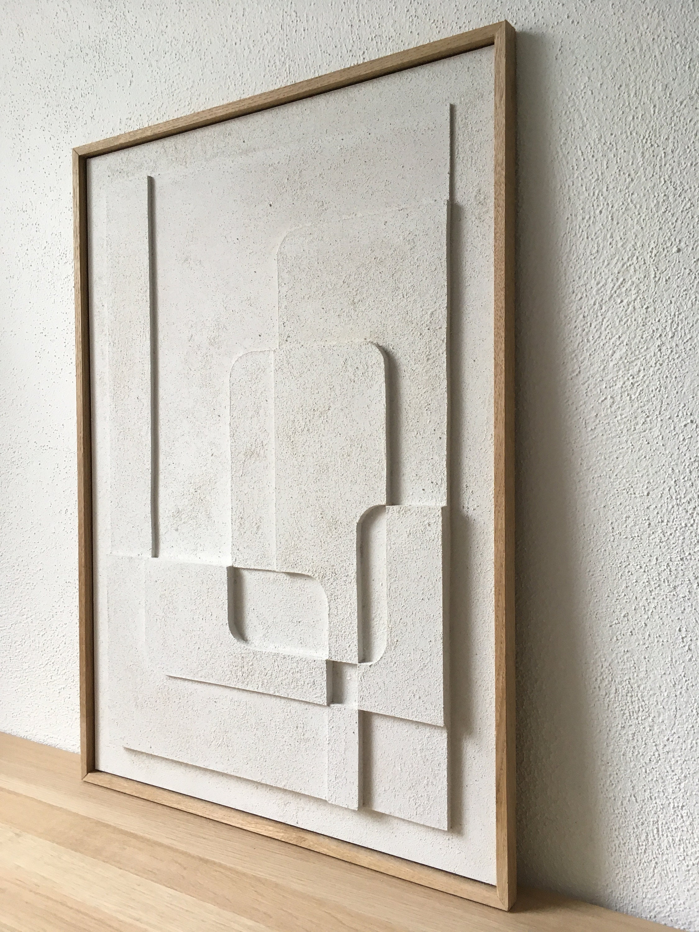 Minimalist Meets Modern: 3D Relief Wall Art Sculpture for Contemporary ...