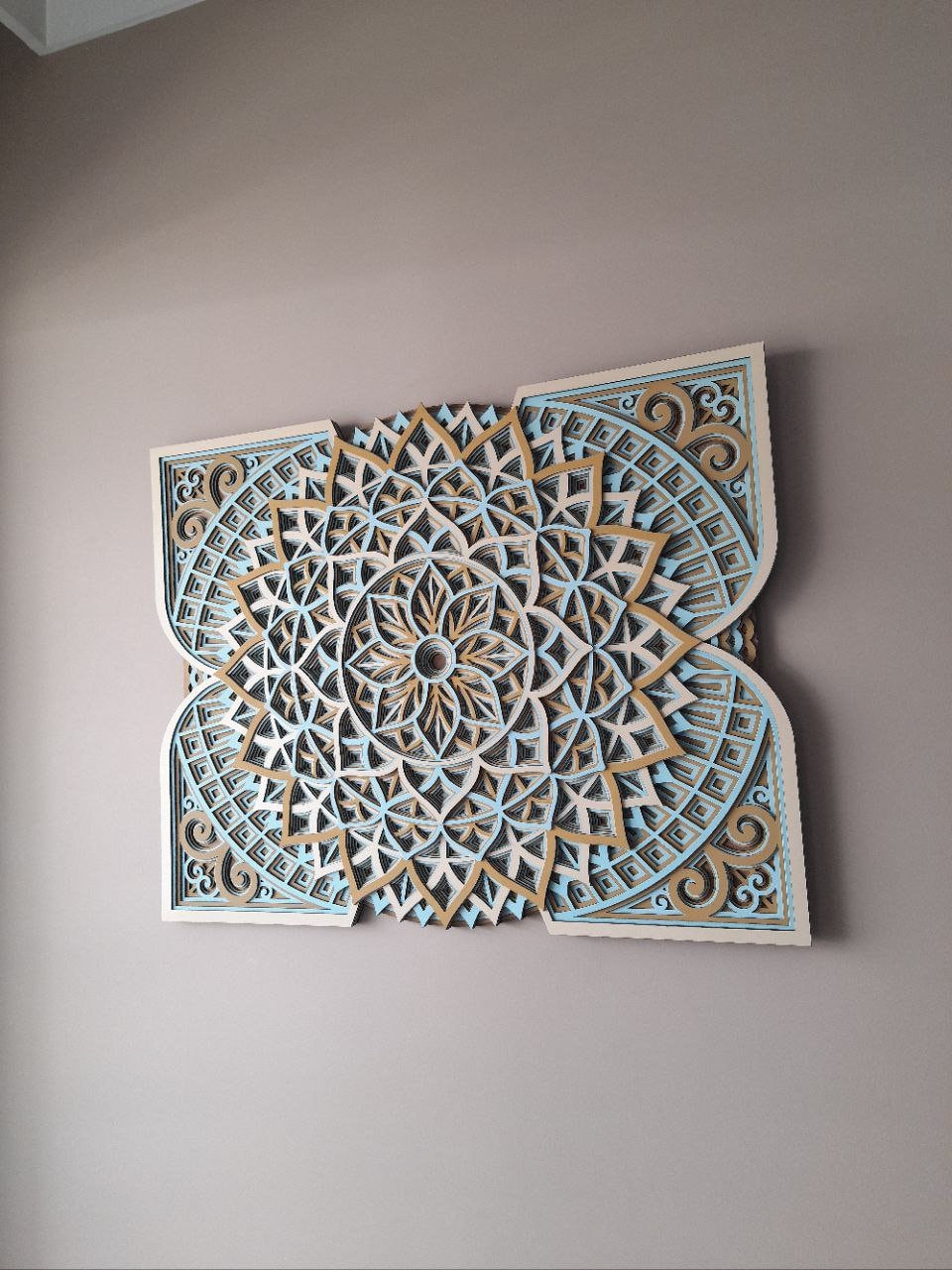 Wooden Mandala Wall Decor, Mandala Wall Art,Wall Decor, Lazer Cut ...