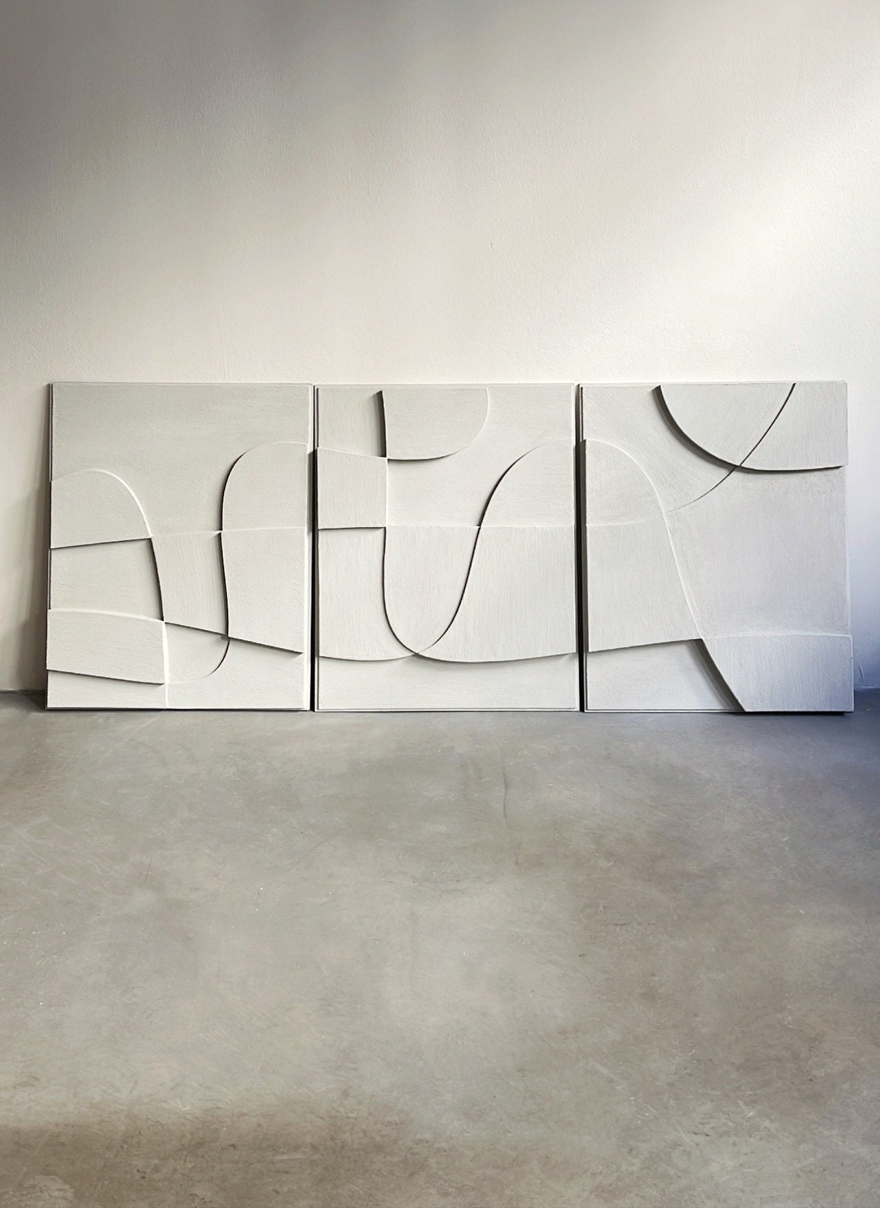 Zen Geometry - Monochrome 3D Shapes: Minimalist Textured Wall Art for ...