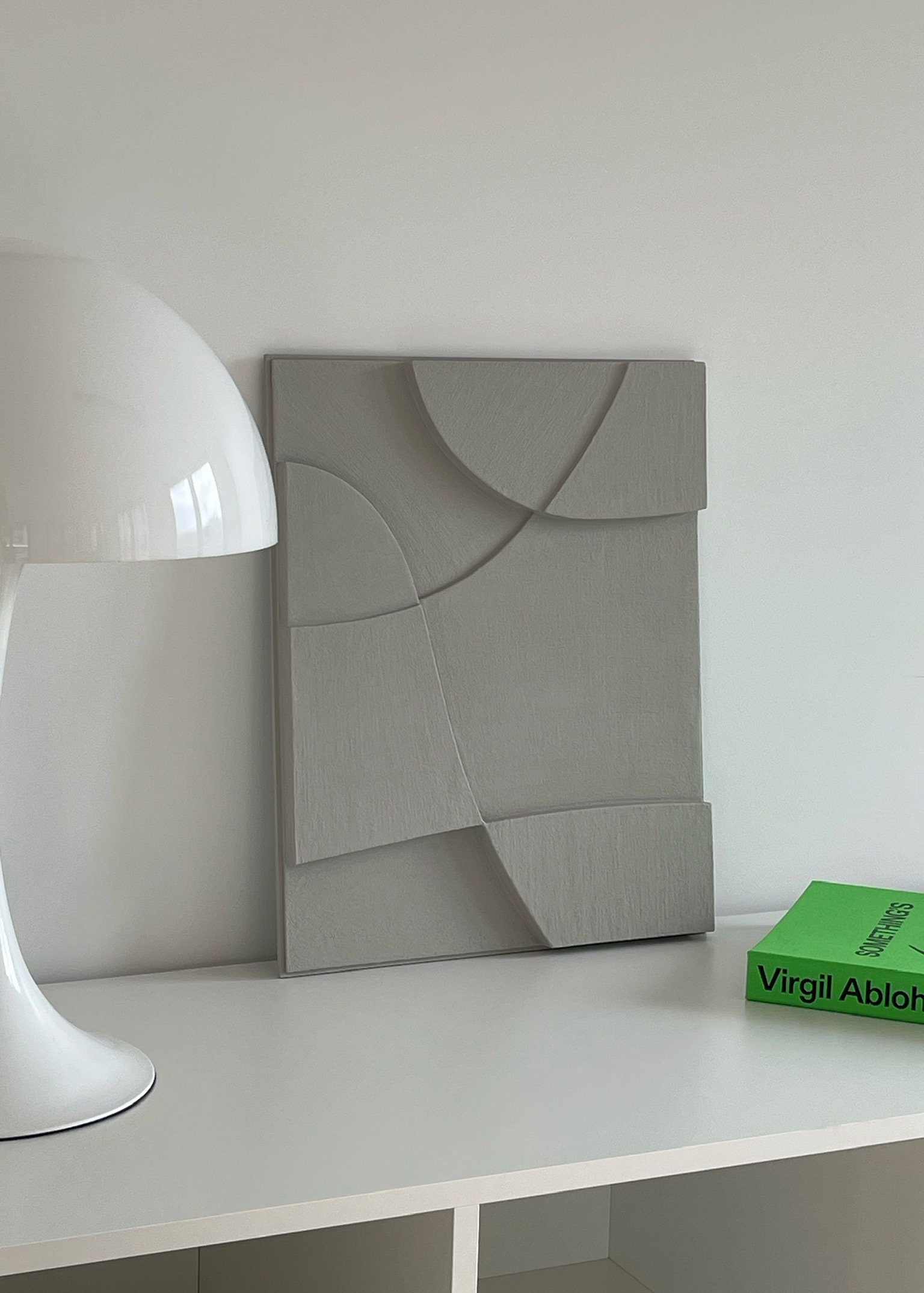 Zen Geometry - Monochrome 3D Shapes: Minimalist Textured Wall Art for ...