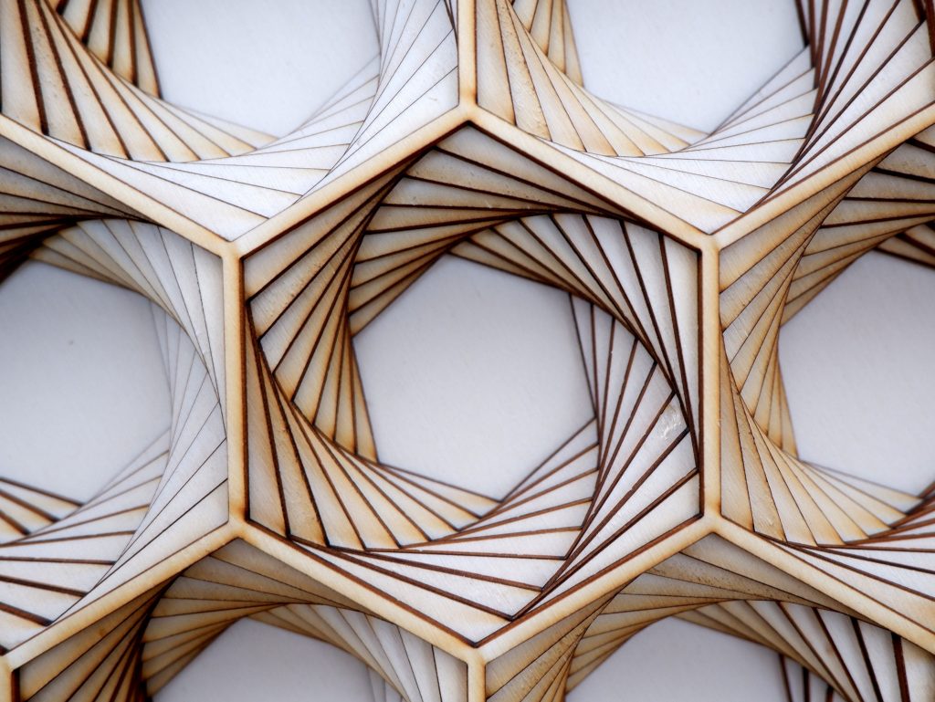 Op Art Layered Mandala: Decorative Geometric Design for Home Decor ...