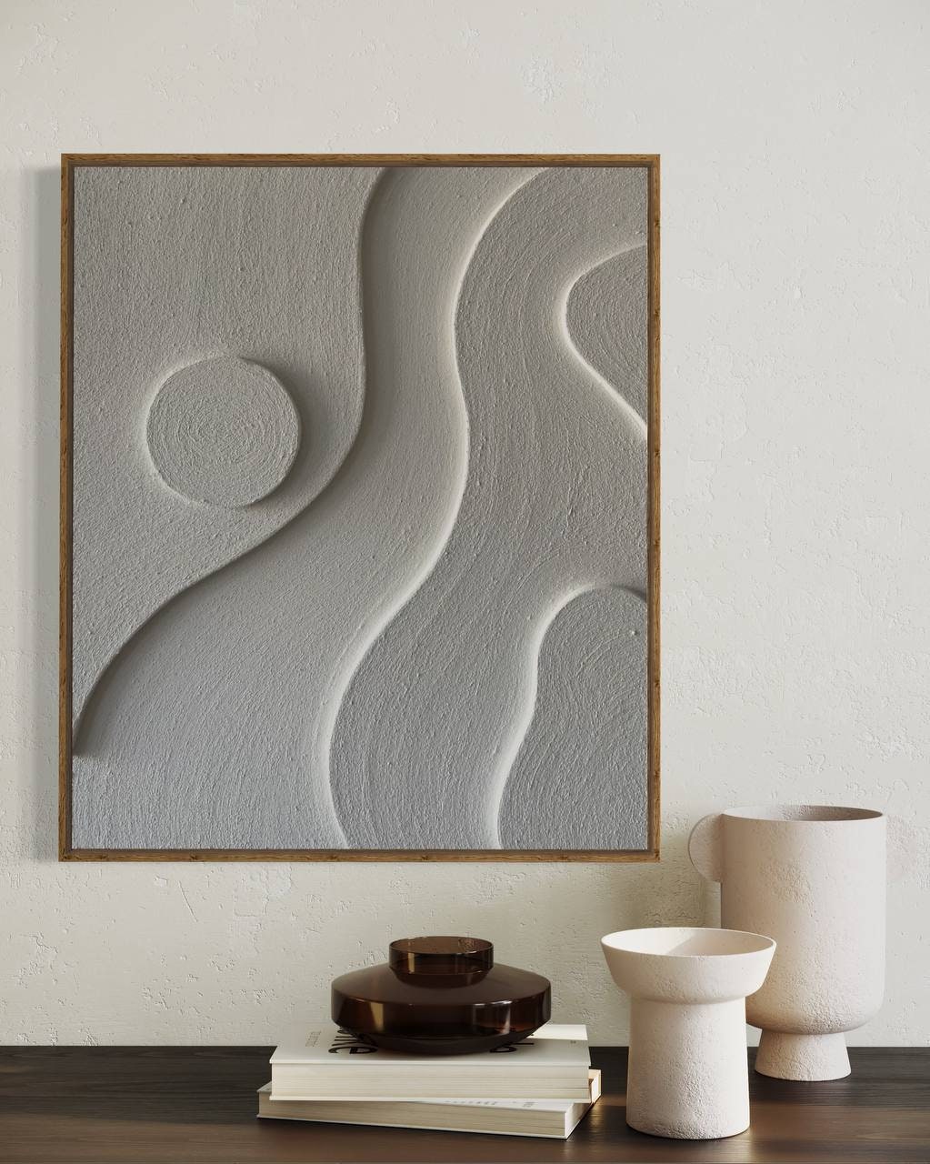 Midcentury Grandeur: Modern 3D Relief Sculpture for Home Wall Decor ...