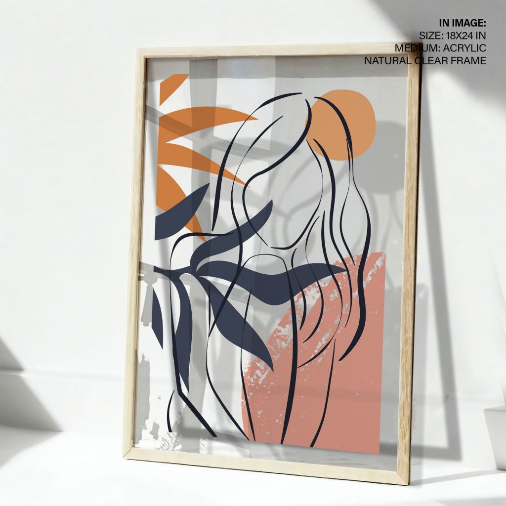 Adolescent line drawing - Wall Art - 10+ Sizes, 50+ Frames, Museum ...