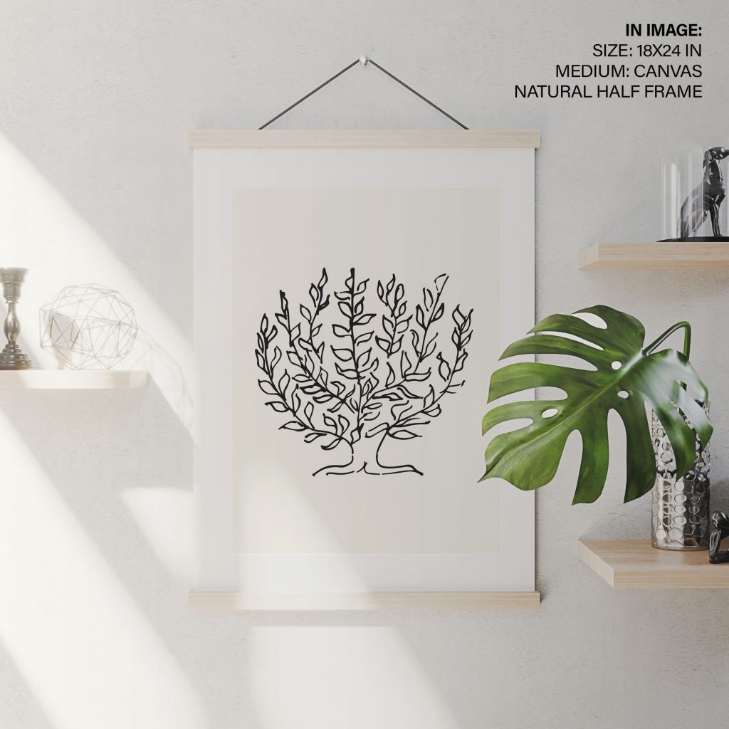 Line drawing shrub - BestOfBharat