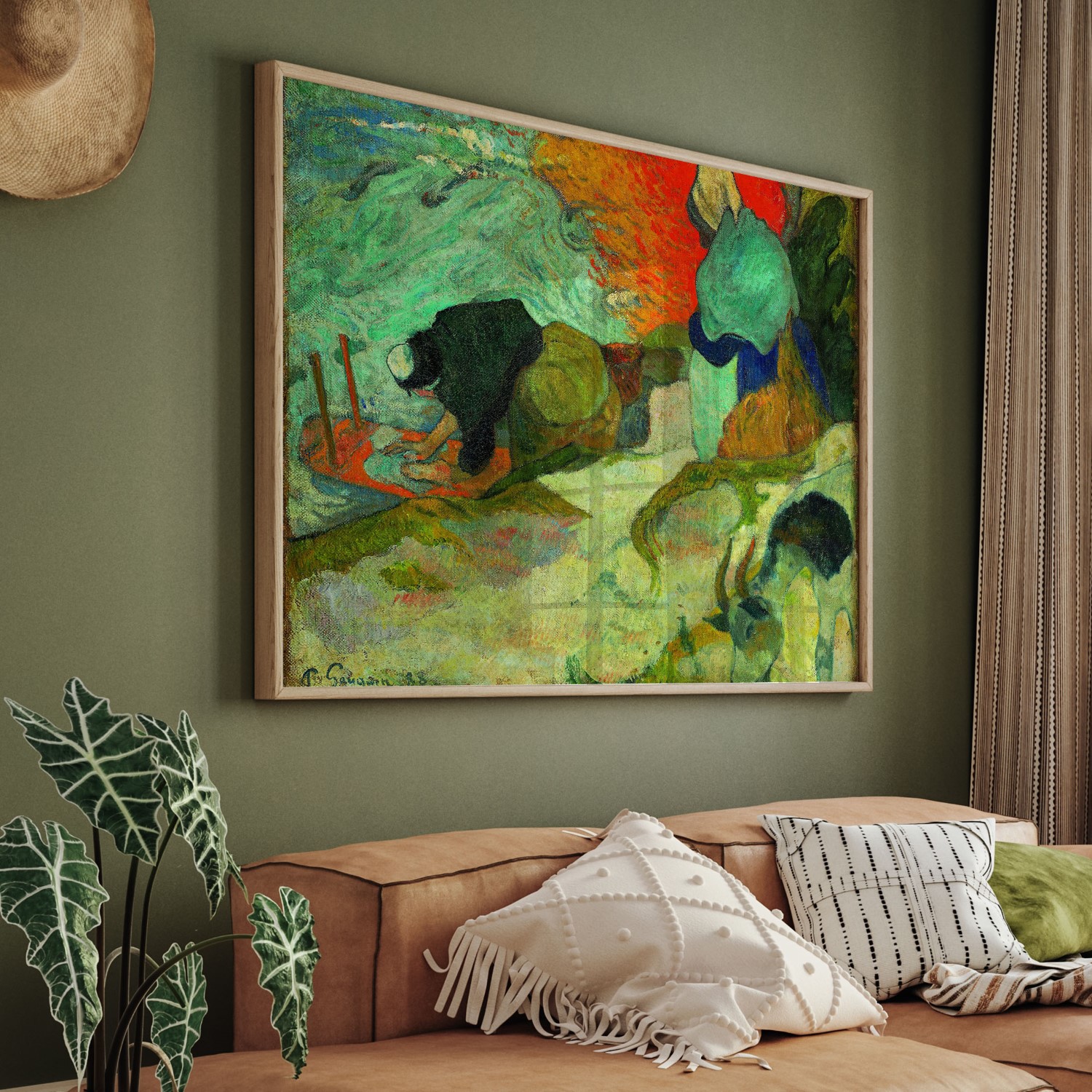 Wall Decor | Laveuses à Arles (Washerwomen in Arles) by Paul Gauguin ...