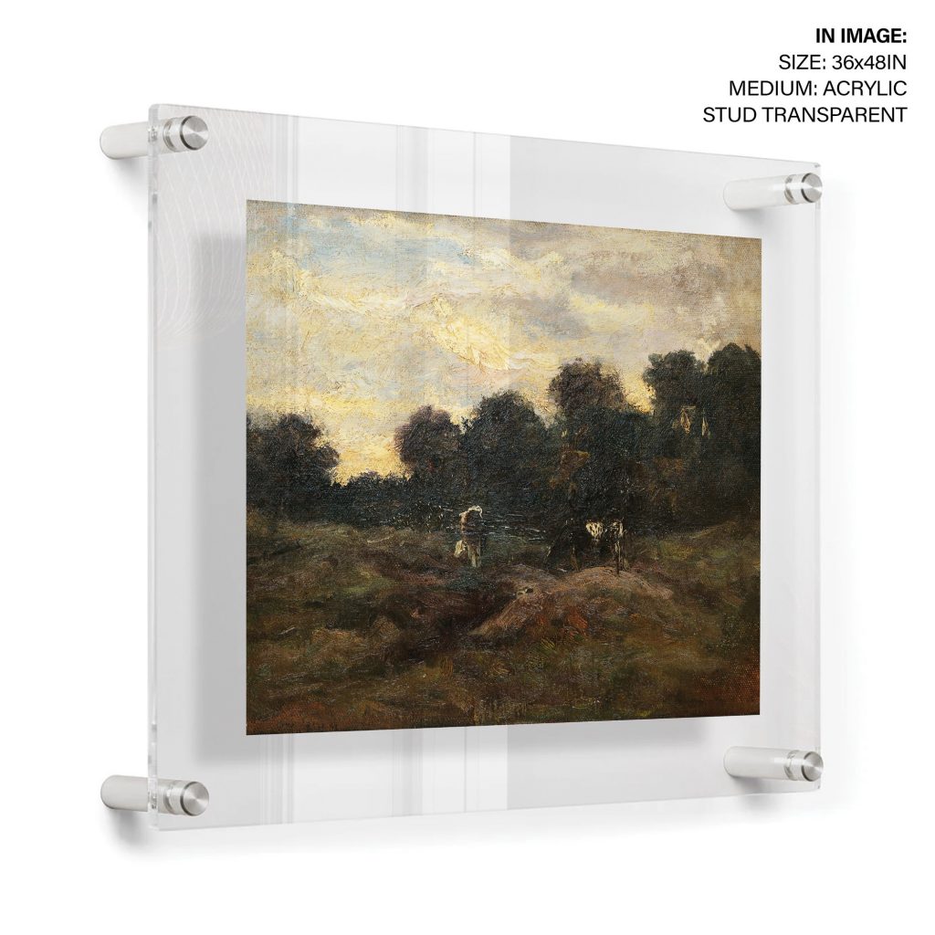 Prado con Vacas by Vincent van Gogh (1883) - BestOfBharat
