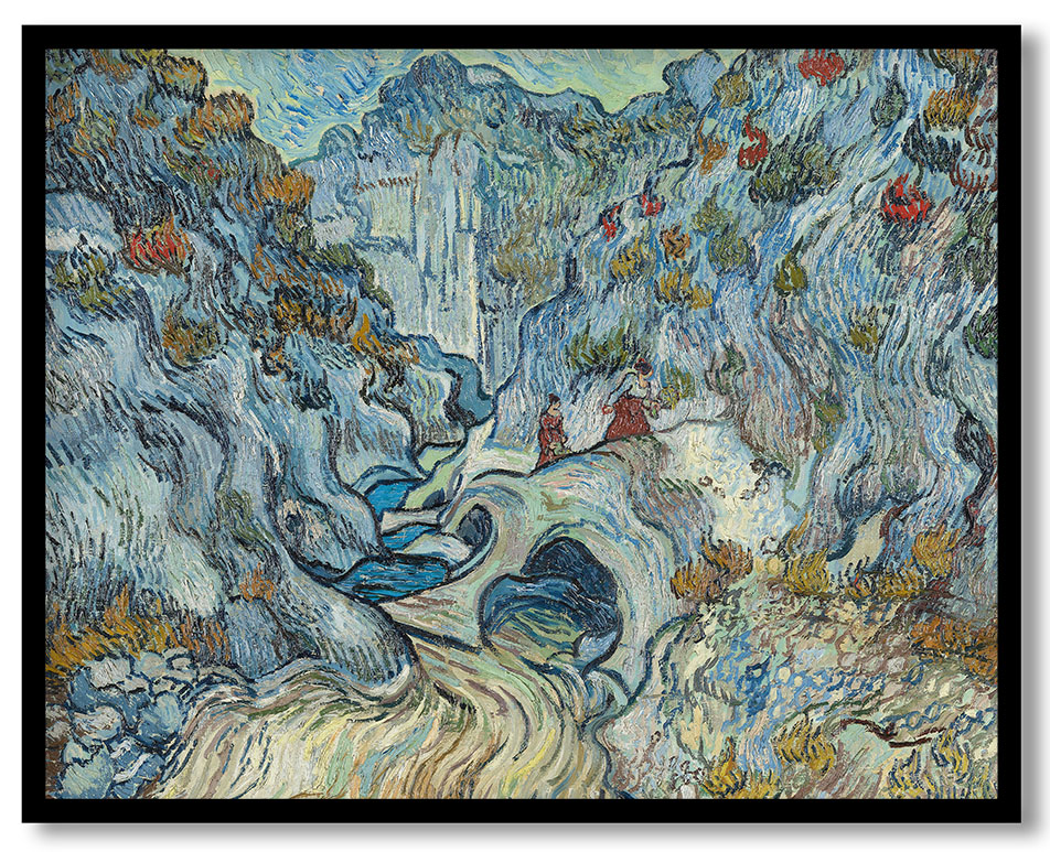 The ravine (Les Peiroulets) by Vincent van Gogh (December 1889 ...