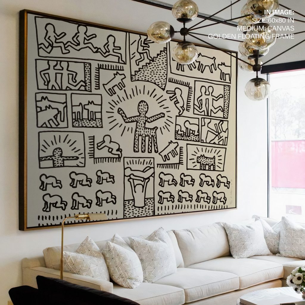 The Blueprint Drawings #242 by Keith Haring (1990) - BestOfBharat