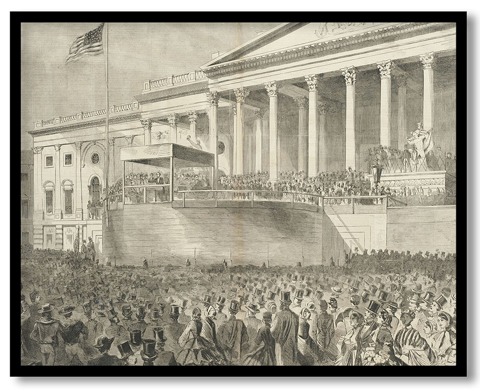 The Inauguration of Abraham Lincoln as President of the United States ...