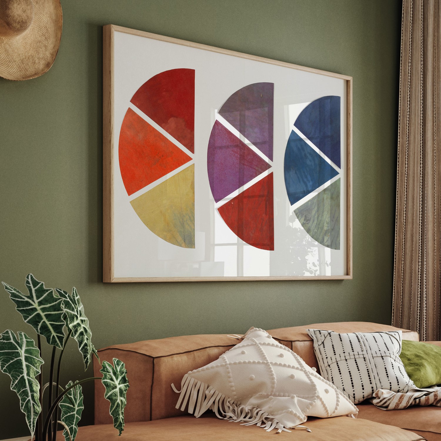 Nine Elements of Chromatique Circle by Wassily Kandinsky (c. 1928 ...