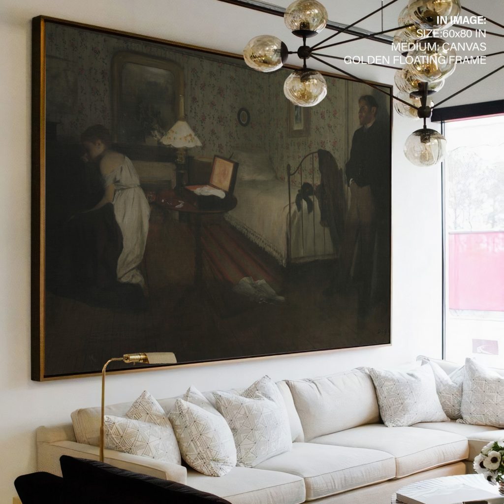 Interior by Edgar Degas - BestOfBharat